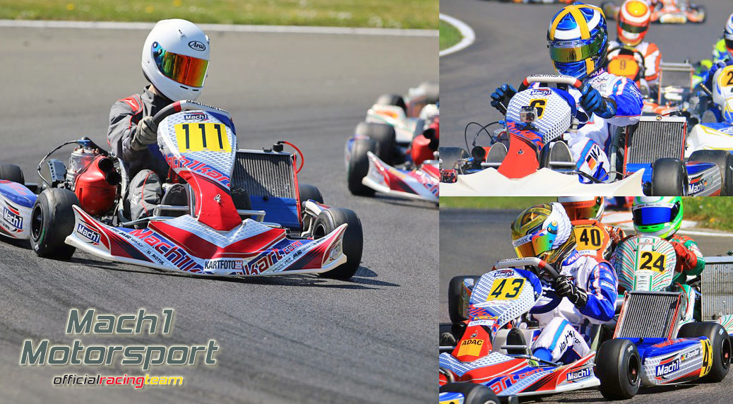 Mach1 kart successful multiple times at the kick-off to the ADAC Kart ...